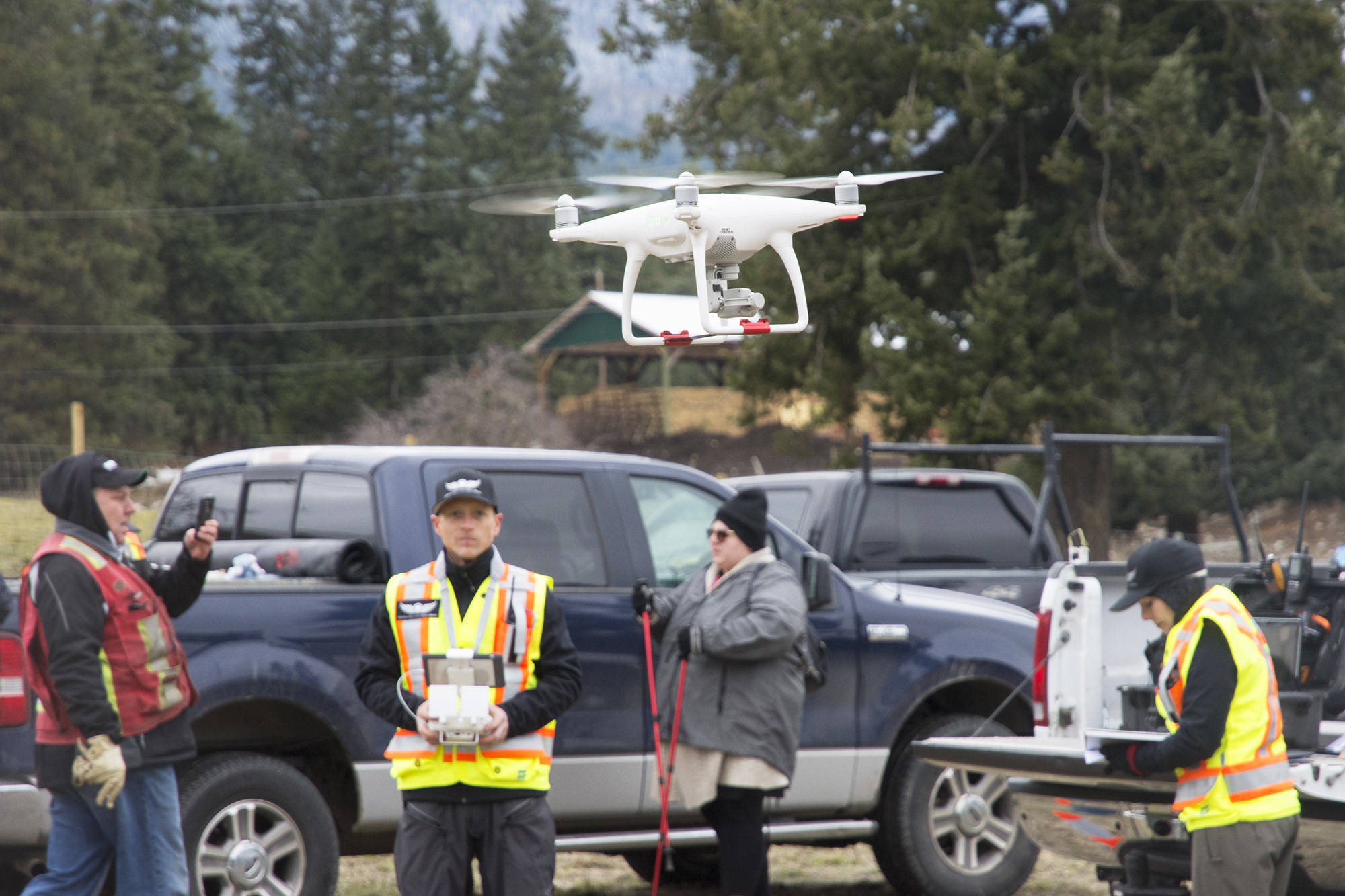 Drones take off to search for missing North Okanagan women | The ...